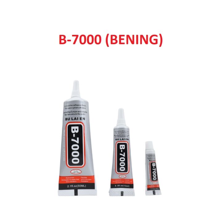 LEM LCD / LEM TOUCHSCREEN B7000 BULAIEN ~ WARNA BENING ~ READY 3 ML - 15 ML DAN 50 ML | Lazada ...