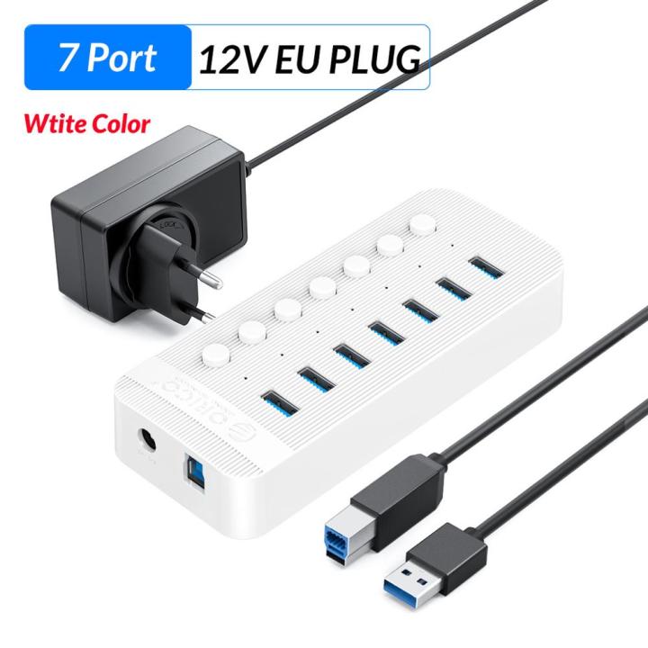 ORICO Industrial USB 3.0 HUB 7/10/13/16 ABS USB OTG Splitter On/Off ...