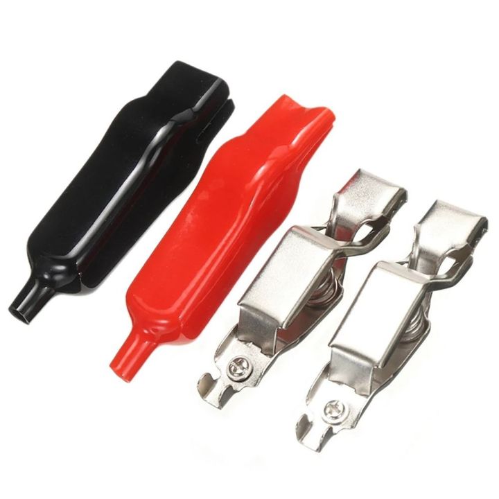 SIN DIY Test Clamp Double-Ended Crocodile Clips Sheathed Alligator ...