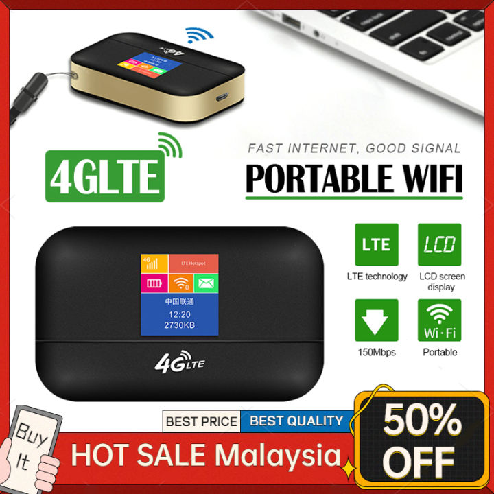 4G Unlimited Data LTE Sim Card WiFi 300Mbps Hotspot Travel Portable ...