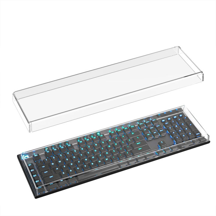 Geekria Full-Size Clear Acrylic Keyboard Dust Cover for 6 dedicated G ...