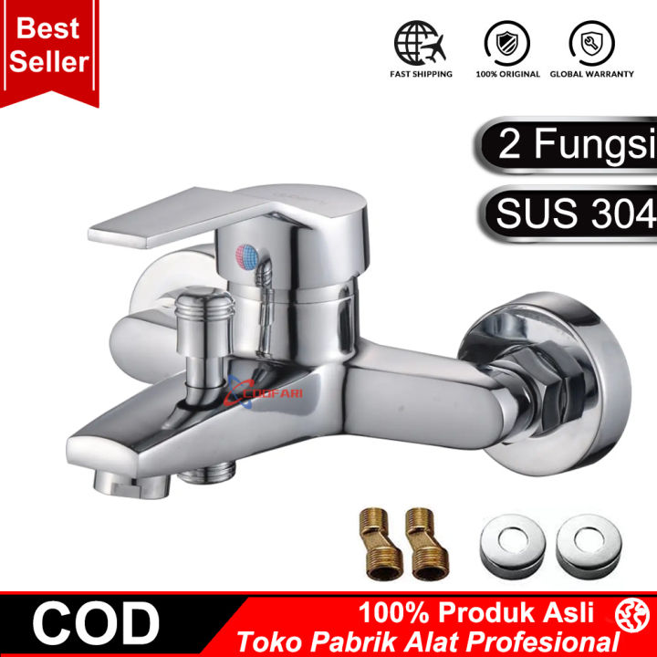 Kran Shower Keran Kamar Mandi toilet Air Panas Dingin Keran Mixer ...