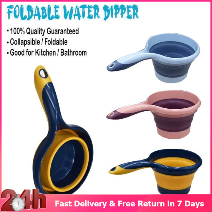 [Ready Stock+COD] Multipurpose Silicone Collapsible Mini Water Dipper ...