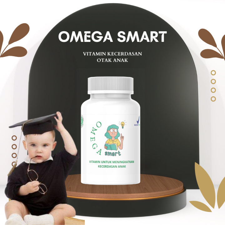 Vitamin kecerdasan otak anak omega smart menambah daya ingat suplemen ...