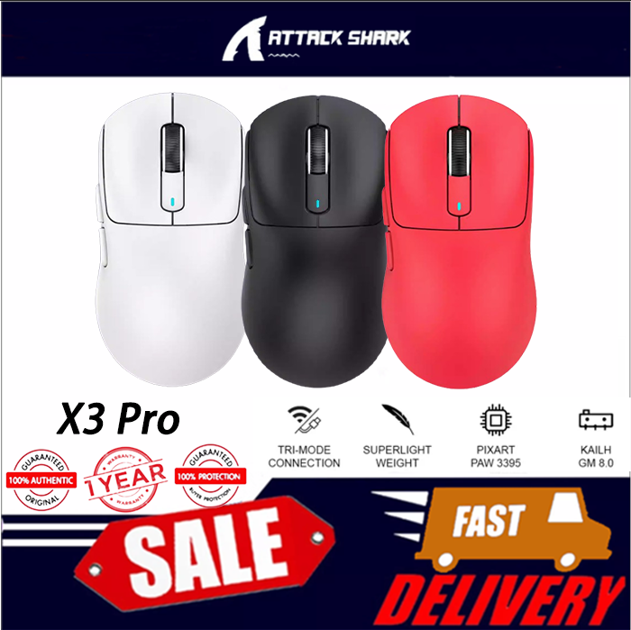 Attack Shark X3 PRO mouse lightweight E-sports game three modes | Lazada PH