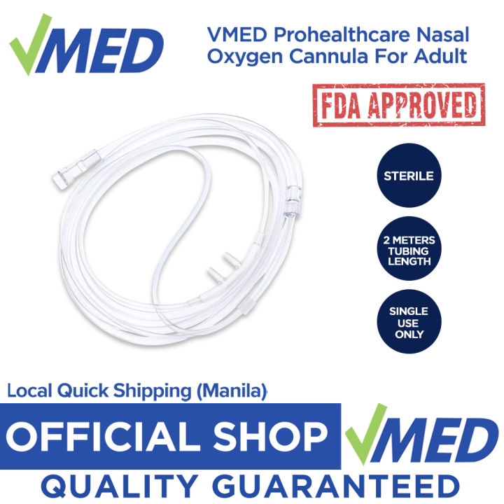 VMED Prohealth Care Nasal Oxygen Cannula for Adult | Lazada PH