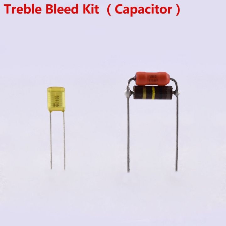 HR-【Made in USA 】1 Piece Electric Guitar Volume Treble Bleed Kit Cap ...