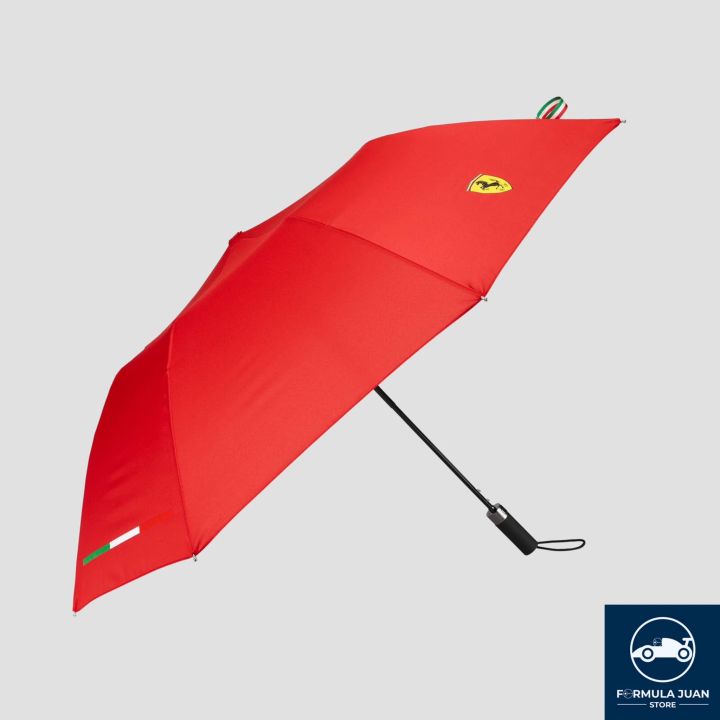 Scuderia Ferrari Compact Scudetto Umbrella - Red (Official F1 Merch ...