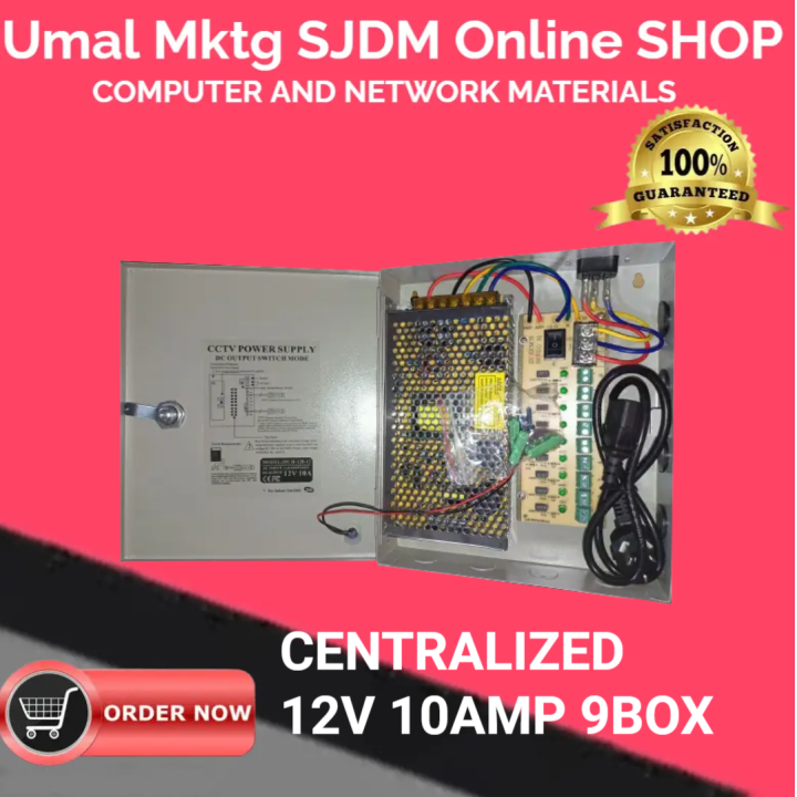 12V 10A 9CH Individually Fused Outputs Centralized Power Supply | Lazada PH