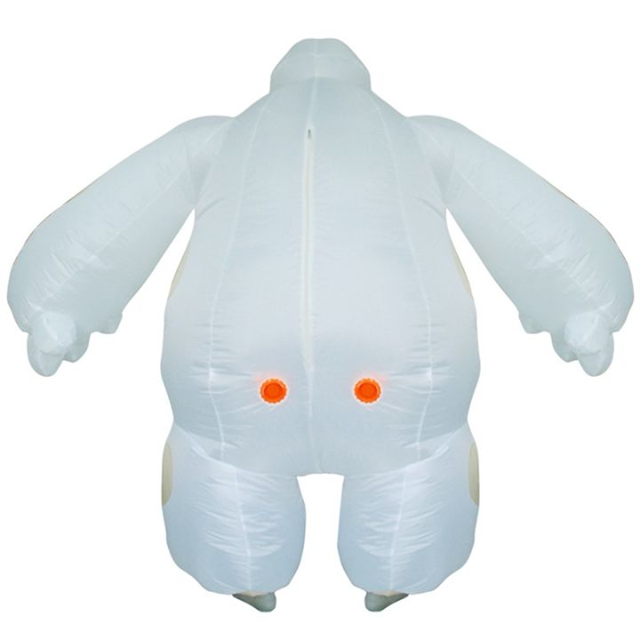 Big Hero Adult 6 Inflatable Baymax Mascot Costume Fancy Cosplay Outfit ...