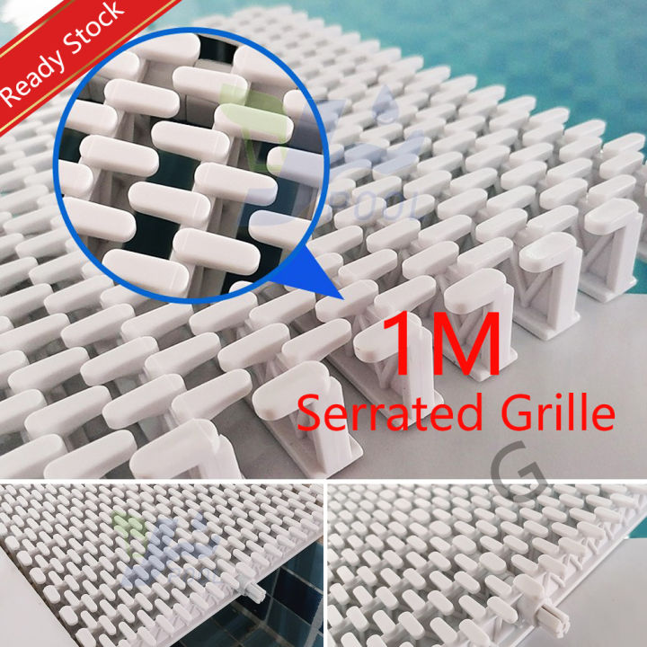 【Buy 10 Get 1 Free】1M Non-slip Board Swimming Pool Water Drain Grille ...