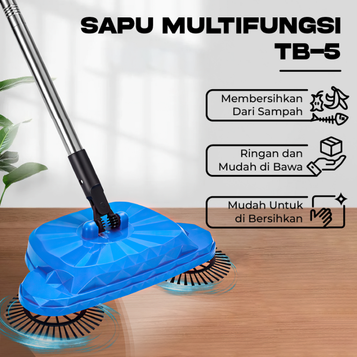 Sapu Lantai Otomatis - Sapu Ganggang Otomatis Dorong Pembersih Lantai ...