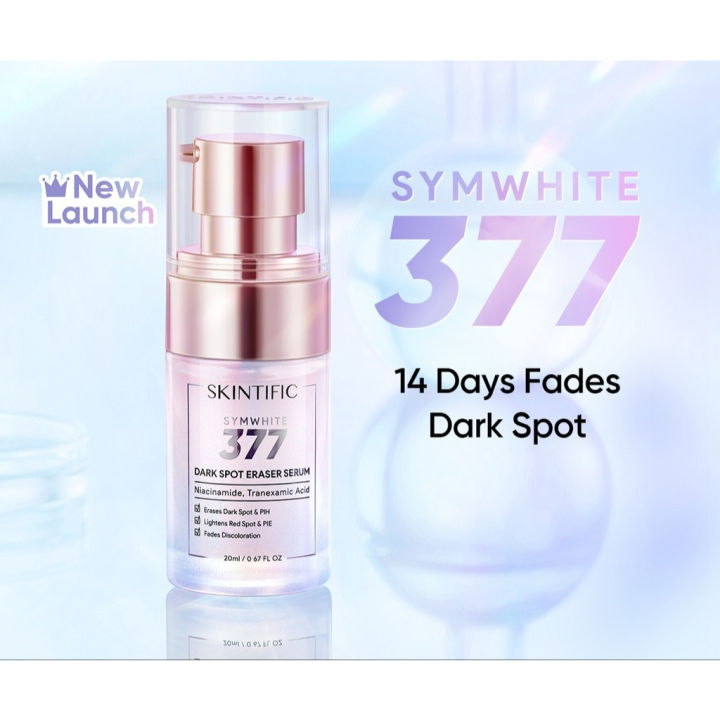 SKINTIFIC SymWhite 377 Dark Spot Serum With Niacinamide Brightening Serum Whitening Glowing ...