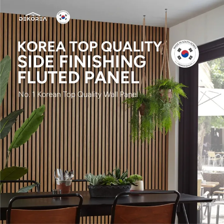 [Dekorea] Miga Korean Side Finishing Fluted Panel Wall Decor Wall Panel ...