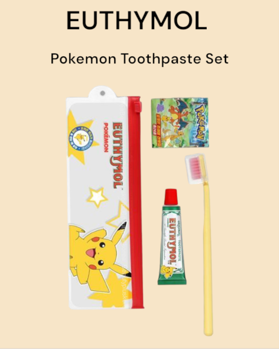 [EUTHYMOL] Pokemon Toothpaste Set | Lazada PH