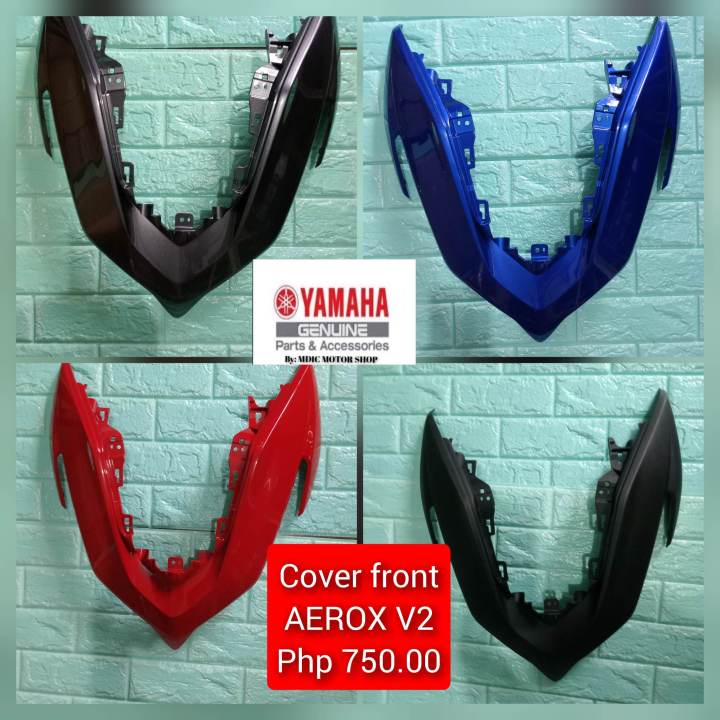 FRONT COVER OR BIG V FOR AEROX V2 Y- CONNECT ORIG,YAMAHA GENUINE PARTS ...