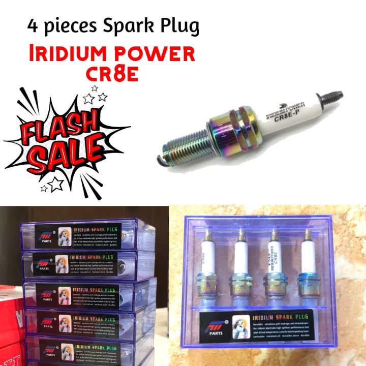 Honda Click 125i/150 4 pieces MOTORCYCLE IRIDIUM SPARK PLUG CR8E ...