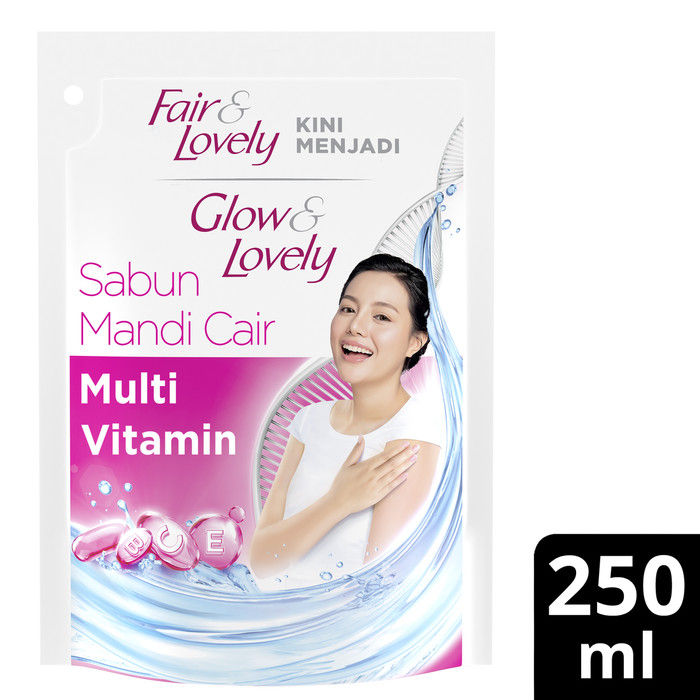 Sabun mandi Glow & Lovely Body Wash Multivitamin Refill 250Ml | Lazada Indonesia