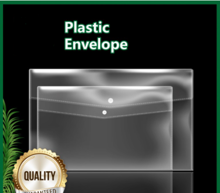 Plastic envelope school supplies Plain Clear Plastic Envelope | Lazada PH