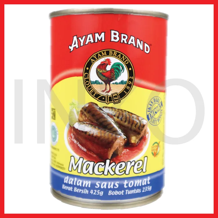 AYAM BRAND MACKEREL SAUS TOMAT 425GR | Lazada Indonesia