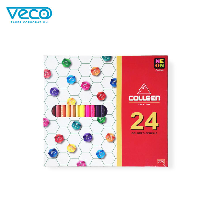Colleen Color Pencil with Neon 24 colors | Lazada PH