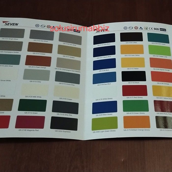 KATALOG ACP ALUMINIUM COMPOSITE PANEL 8HAL SEVEN KARTU WARNA CATALOG ...