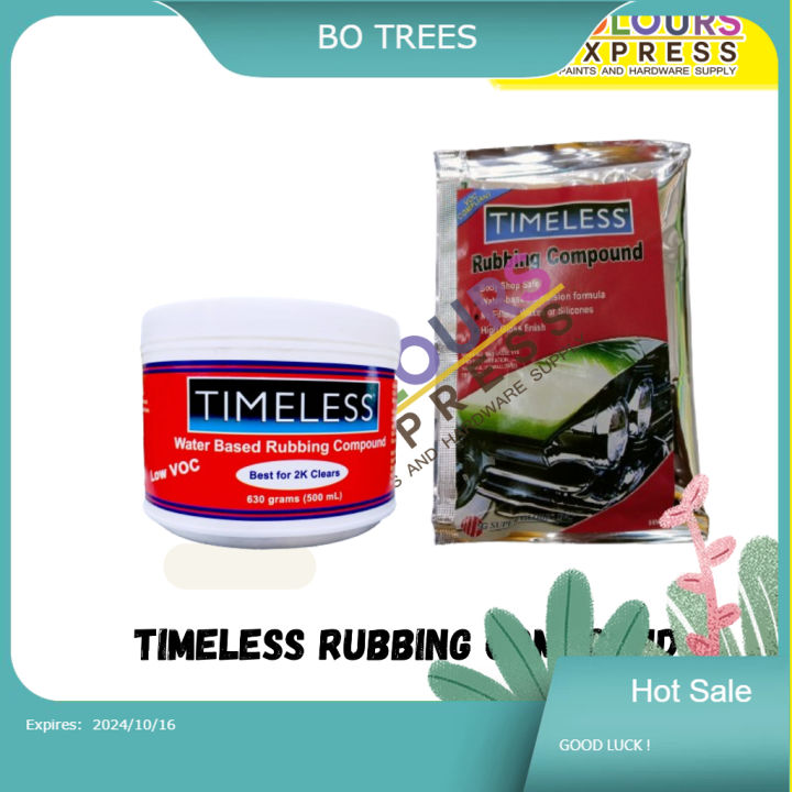Timeless Water-based Rubbing Compound for 2K Clears (Low VOC), 500ml ...