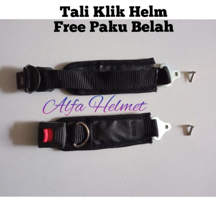 Tali Set Klik Helm // Tali Helm Kotak // Tali Helm Buaya | Lazada Indonesia