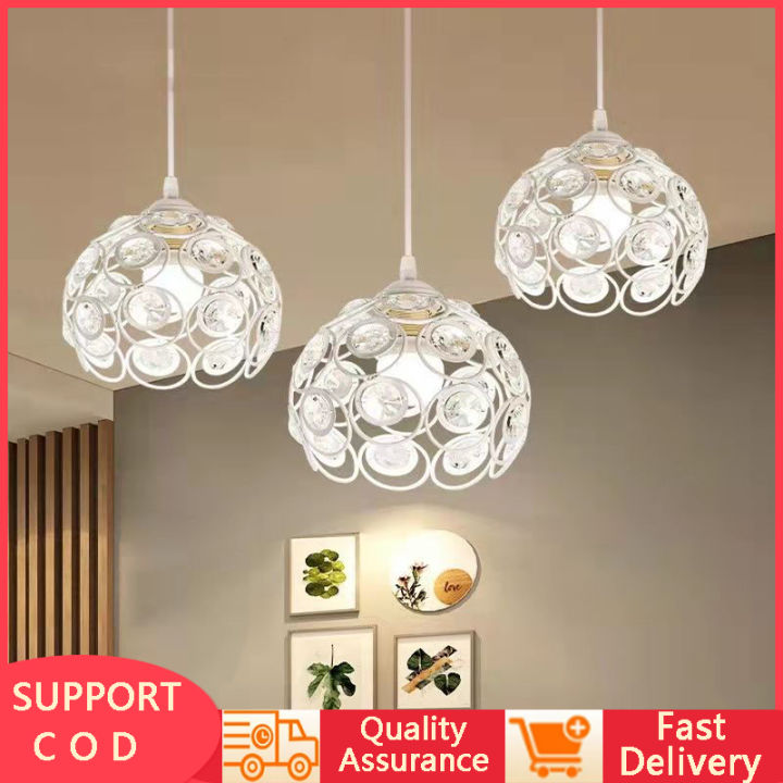 【Free Bulb】Drop light ceiling chandelier ceiling sala Hanging Pendant ...