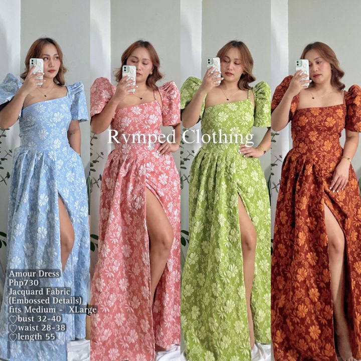 New RVMPED Amor Filipiniana 2 way Dress | Lazada PH