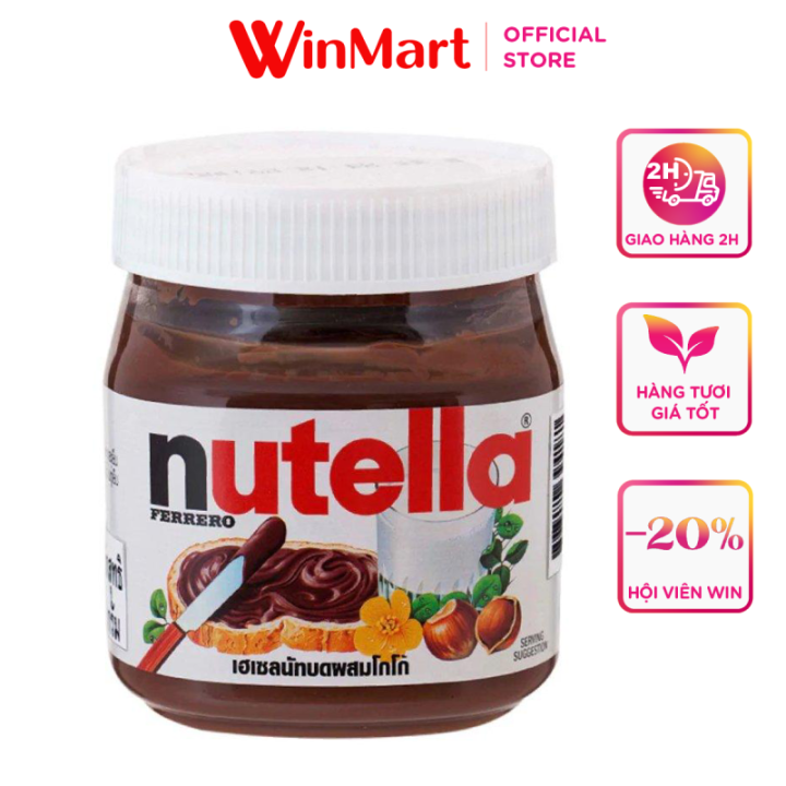 [Siêu thị WinMart] -Hạt phỉ phết cacao Nutella 350g | Lazada.vn