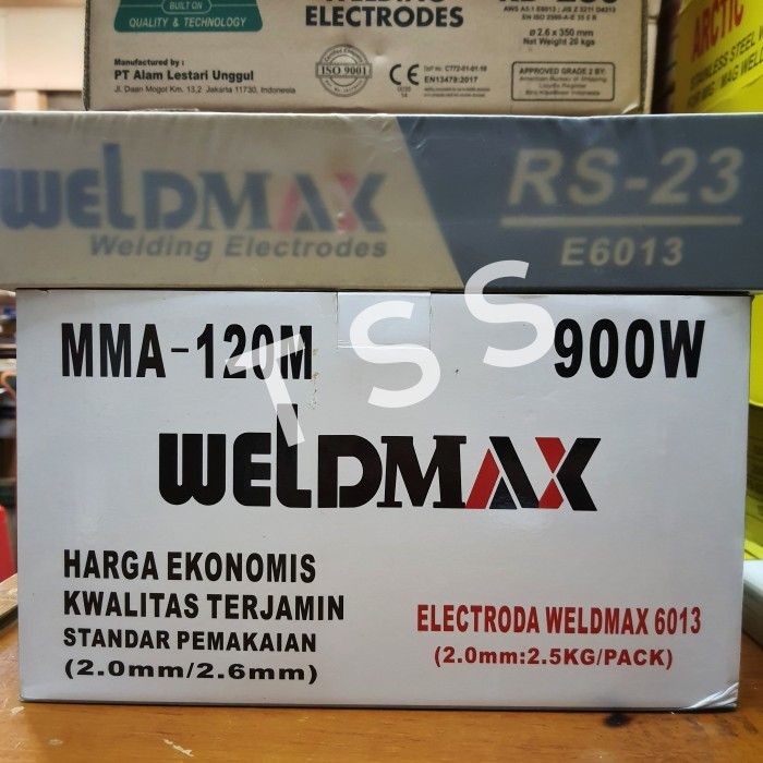 Mesin Las Listrik/Inverter 120A MMA 120M WELDMAX BONUS KAWAT LAS 2,5kg | Lazada Indonesia