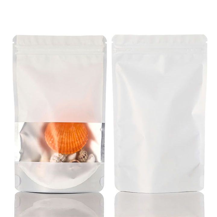 【Dikirim dlm 24jam】100Pcs/Pack Standing Stand Pouch Plastik Window ... 【Dikirim dlm 24jam】100Pcs/Pack Standing Stand Pouch Plastik Window ...