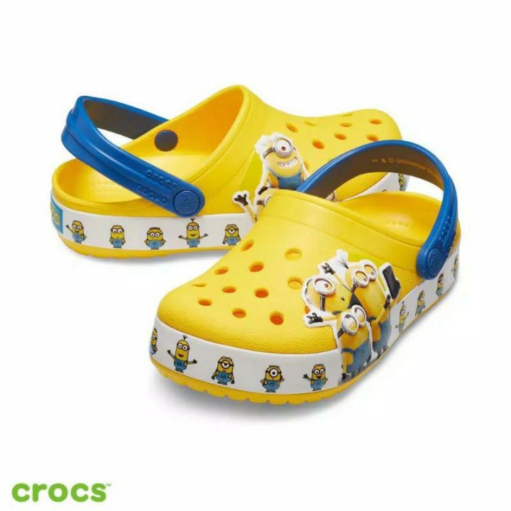 Sandal CROCSMINION FUN LAB MINION MINIONS CLOG KIDS and JUNIOR | Lazada ...