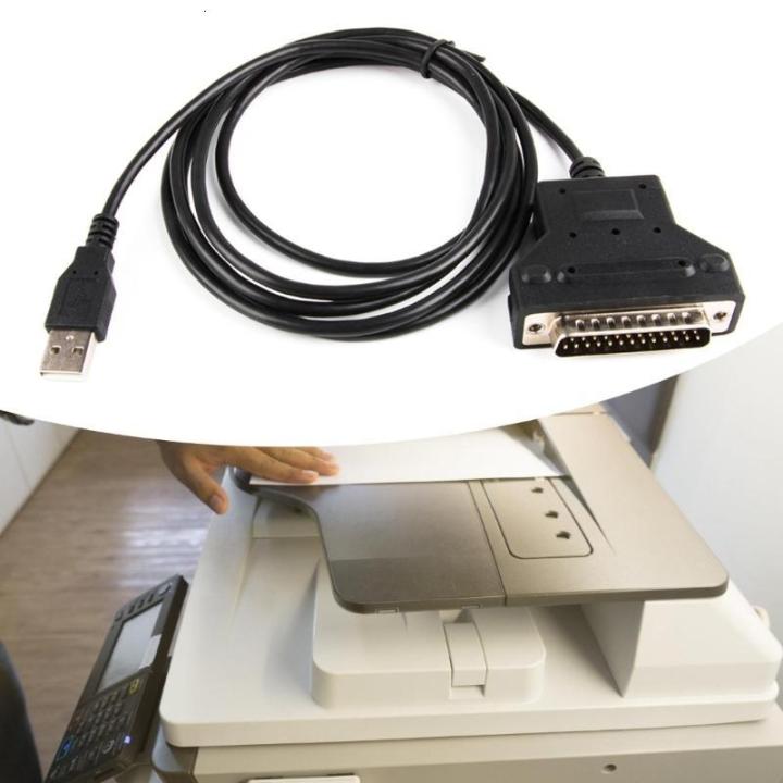 USB to DB25 25Pin 25-Pin RS232 Male Connection Cable for Old Printers ...