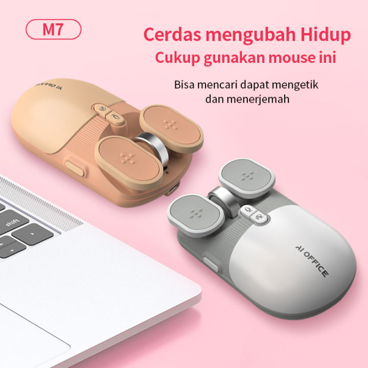 Mouse AI Cerdas Pengenal Suara-M7 dengan design yang sangat unik Bisa ketik tanpa keyboard ...