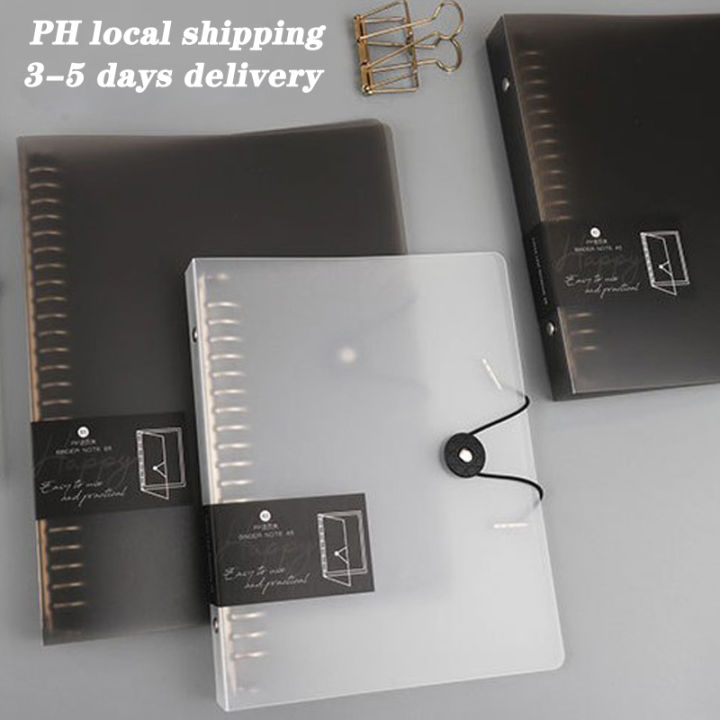 A4/A5/B5 Refillable notebook binder school supplies free stickers grid ...