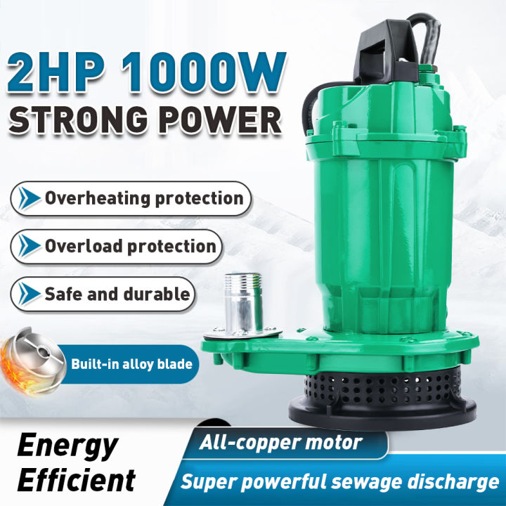 Water pump Dry farmland irrigation Cutting Sewage Pump 220V 50Hz Dirty ...