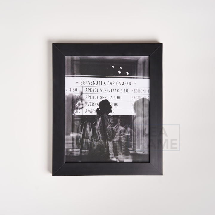 Bingkai Foto Kayu Minimalis Hitam - Frame Foto 60x90 | Lazada Indonesia