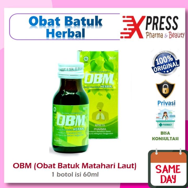 ⚡XPRESS⚡ SYRUP OBM 60 ml Balatif Herbal Obat Batuk cap Matahari Laut ...