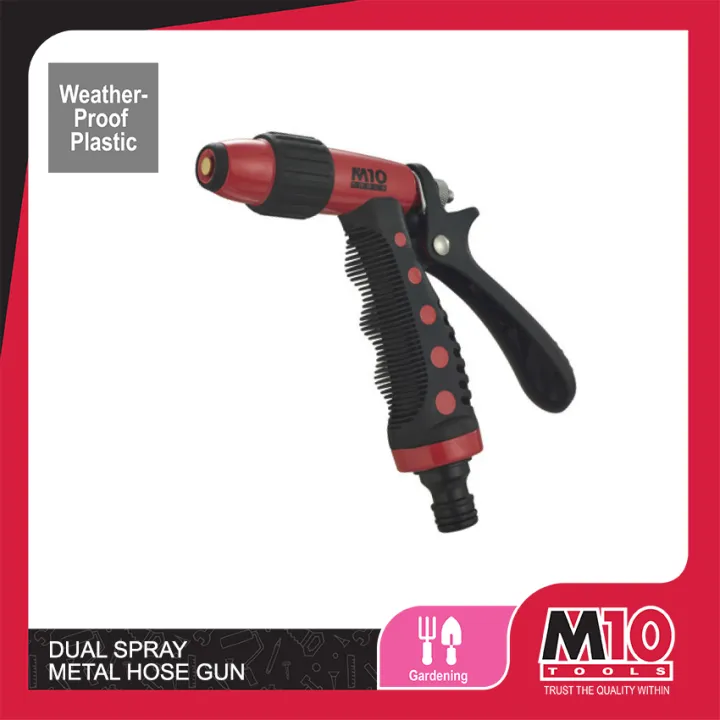 M10 Dual Spray Metal Hose Gun - GN72336 | Lazada