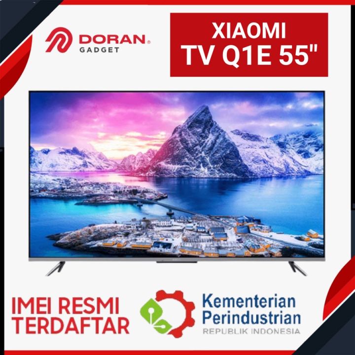 Xiaomi Mi TV Q1E 55 Inch QLED 4K Ultra HD Android TV Garansi Resmi | Lazada Indonesia