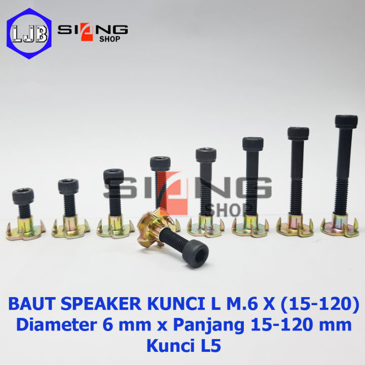 Baut Speaker Cakar Baut L M6 panjang 15 sd 150mm | Lazada Indonesia