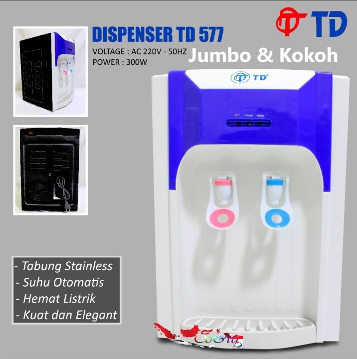 Dispenser Galon Atas Twindog Dispenser Galon Air Panas Jumbo Twindog ...