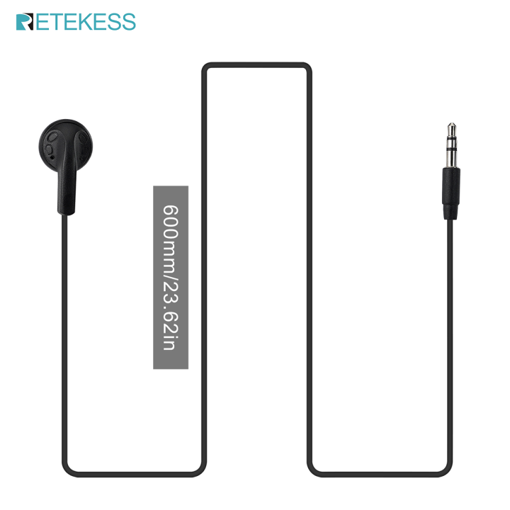 Retekess TT019 Tour Guide System Universal Disposable Earpiece In-Ear ...