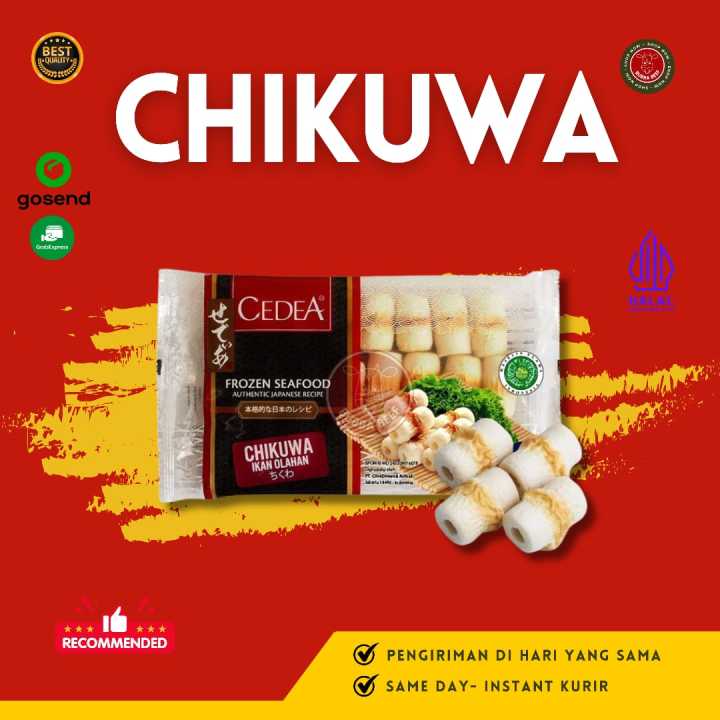 Chikuwa Mini Cedea 250gr | Olahan Ikan Cedea Chikuwa Mini | Frozen Food ...