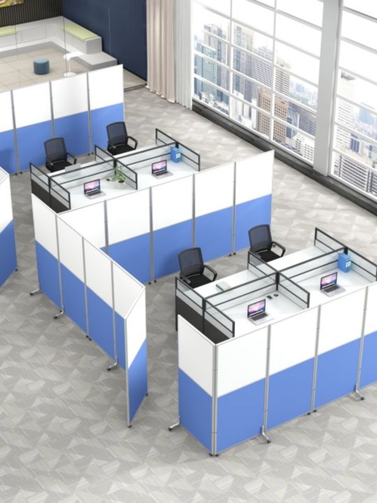Office movable screen partition wall factory workshop movable folding ...