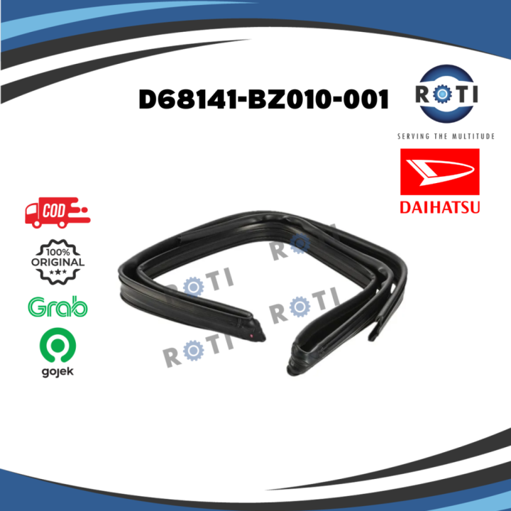 DAIHATSU D68141-BZ010-001 KARET KACA PINTU DEPAN KANAN XENIA | Lazada ...
