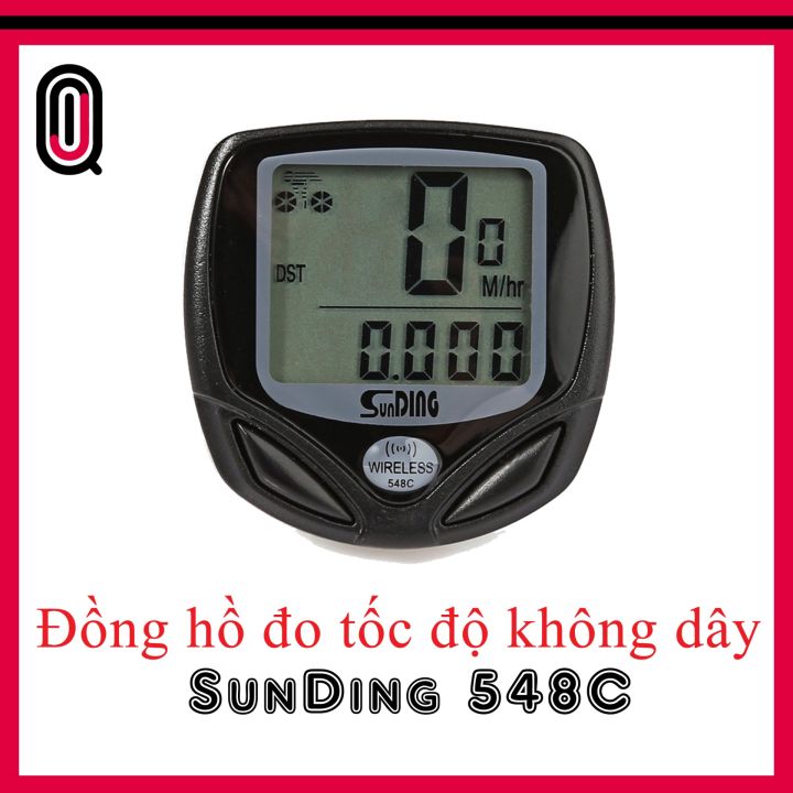Đồng hồ tốc độ xe đạp không dây SunDing SD-548C | Lazada.vn