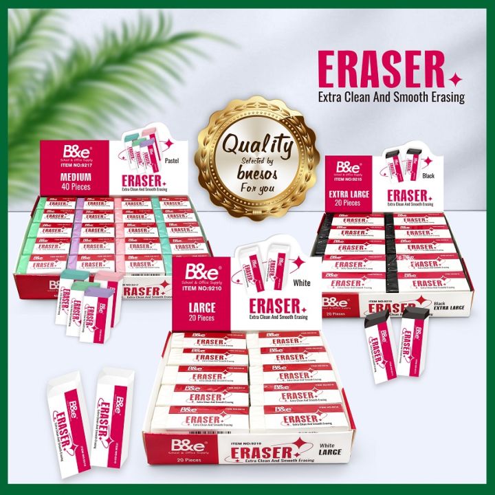 Bnesos Stationary School Supplies Eraser Non-Toxic | Lazada PH
